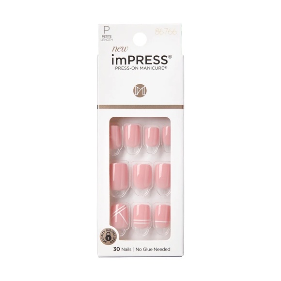 imPRESS | Makeup | Impress Nails Petite Timeless Day Pink Press On ...